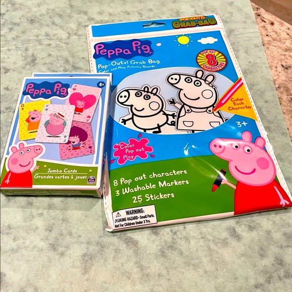 Peppa Pig | Toys | 3 Item Peppa Pig Pair Jumbo Size Playing Cards And ...